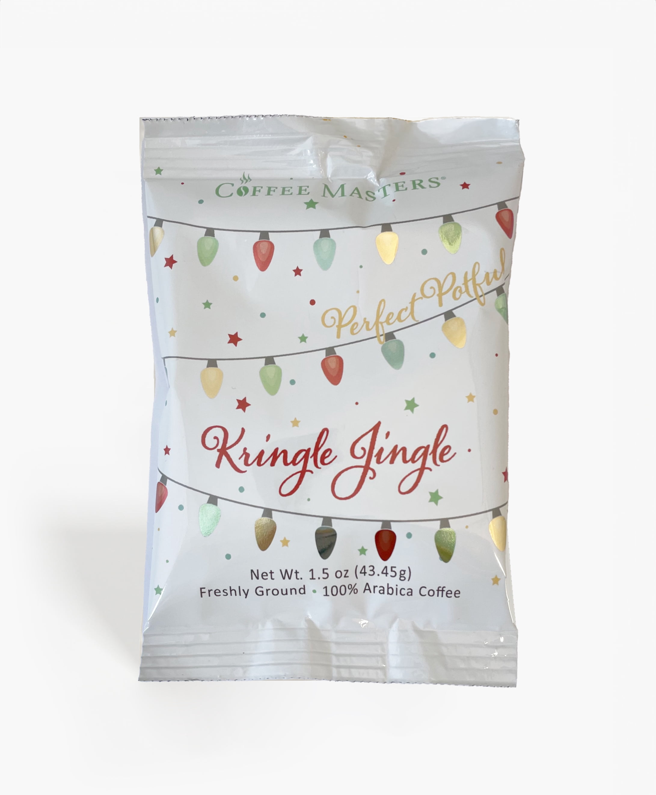 Coffee Masters Kringle Jingle Christmas Perfect Potfuls 1.5 oz Ground ...