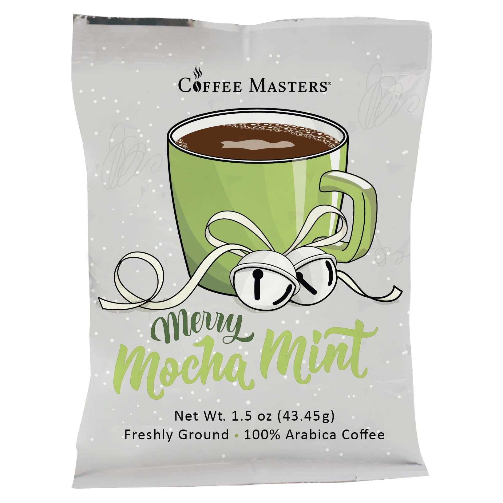 Coffee Masters Merry Mocha Mint Christmas Perfect Potfuls 1.5 oz Ground ...
