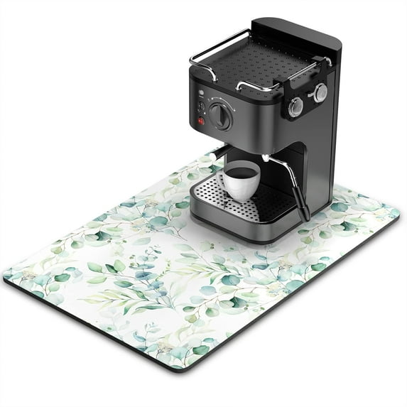 Coffee Mat, 16" x 24" Cute Minimalism Design Coffee Bar Mats for ...