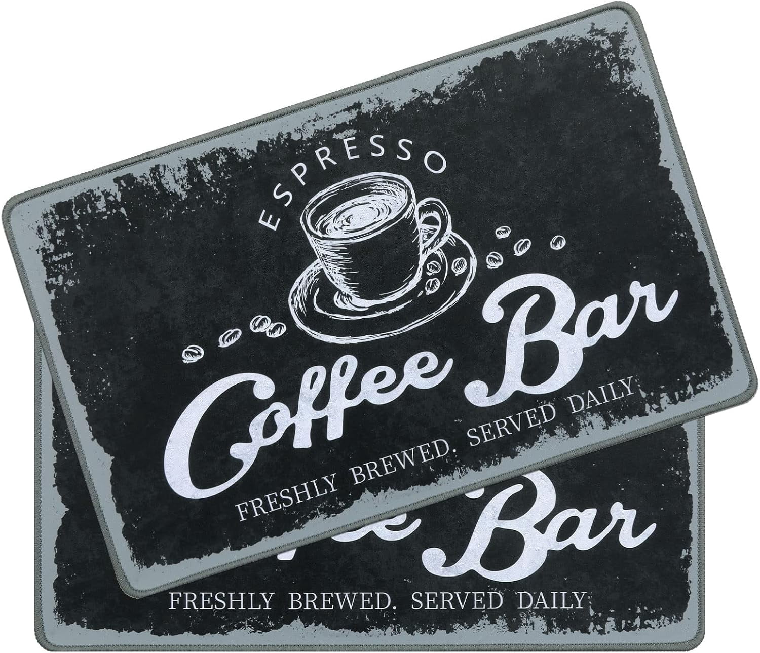 Coffee Mat 2-Pack 12x19 Inch Absorbent Non Slip Coffee Maker Mats for ...