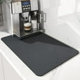Coffee Mat Hide Stain Rubber Backed Absorbent Coffee Maker Mat for ...