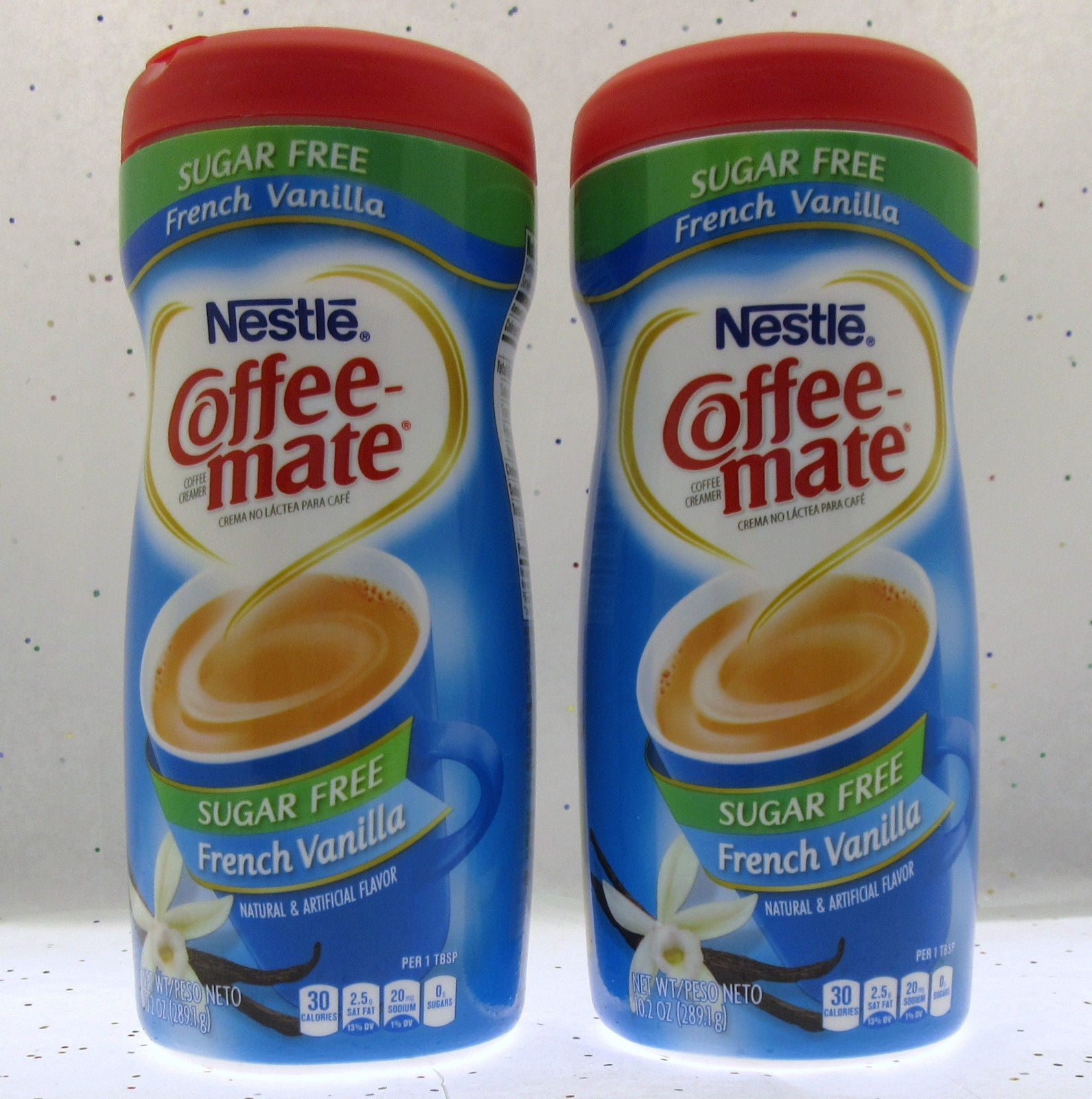 Coffee Mate ~ French Vanilla ~ Sugar Free Creamer 10.2 oz containers ...