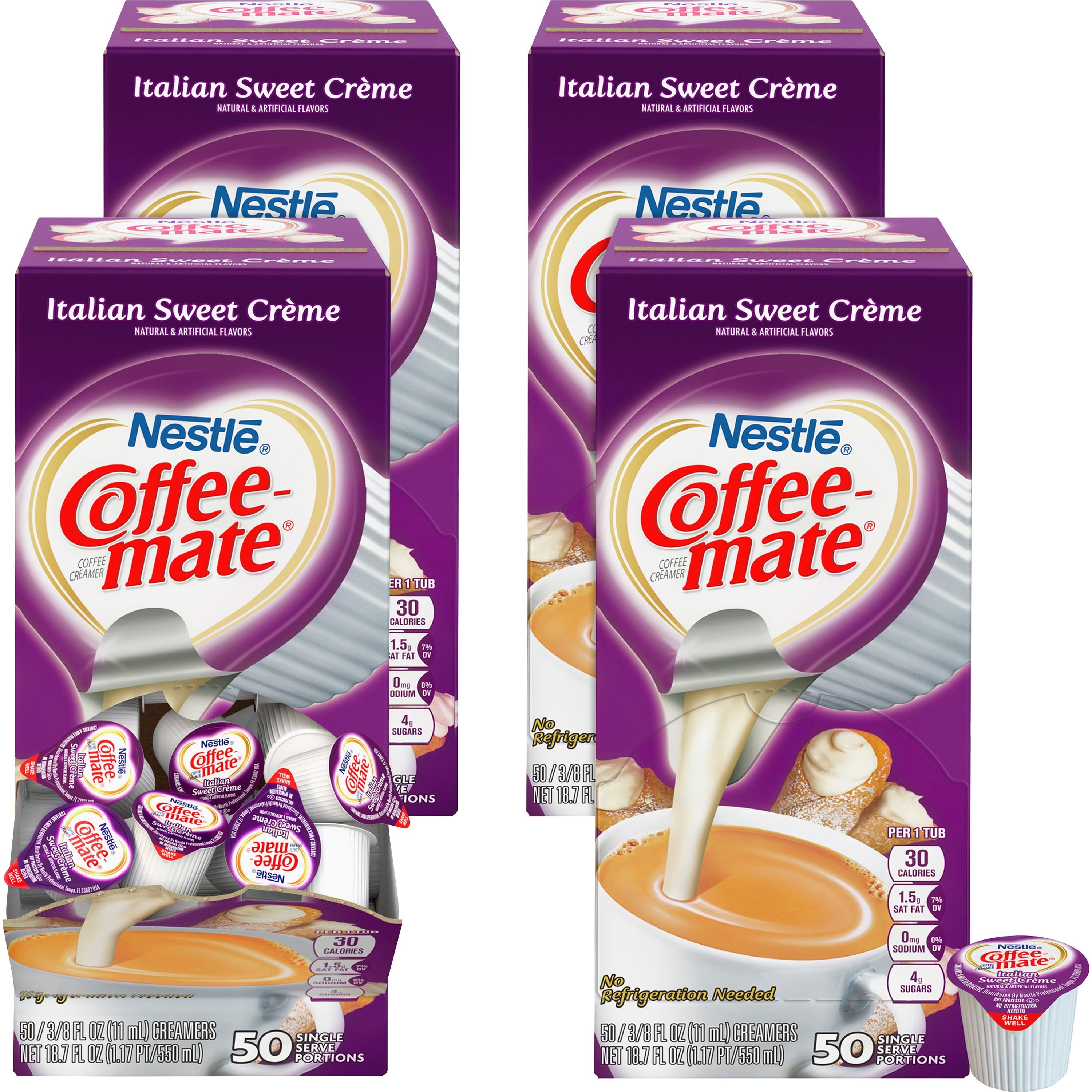 Coffee-Mate, NES84652CT, Italian Sweet Creme Liquid Creamer, 200 ...