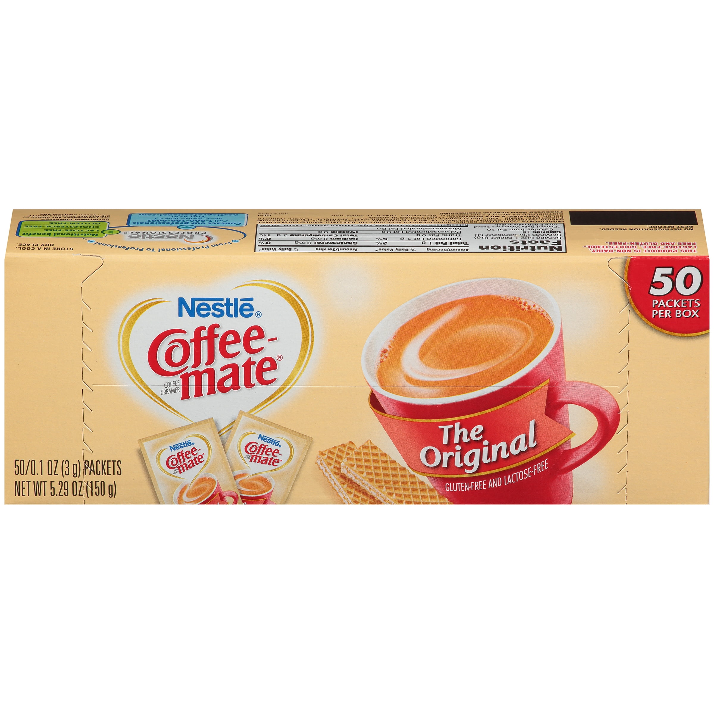 Coffee-Mate Original creamer packets 50 ct box - Walmart.com