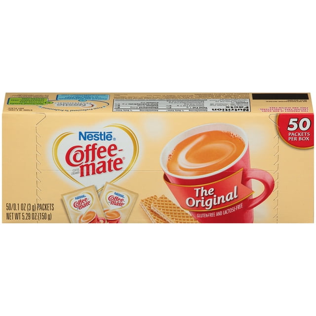 Coffee-Mate Original creamer packets 50 ct box - Walmart.com