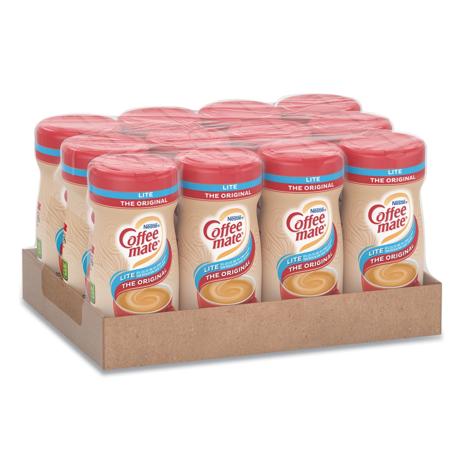Coffee Mate® Original Lite Powdered Creamer, 11 Oz. Canister, Lactose ...