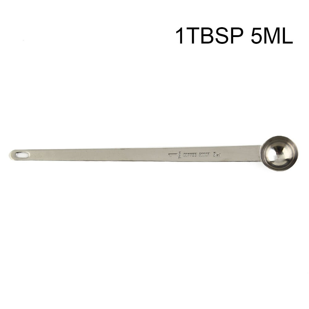 Coffee Measuring Scoop, Pack of 2 Stainless Steel Coffee Scoop Long ...