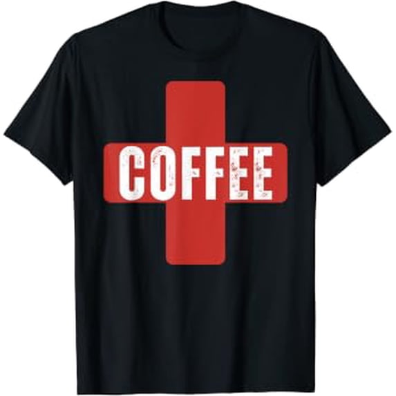 Coffee Medical Symbol T-Shirt - Walmart.com