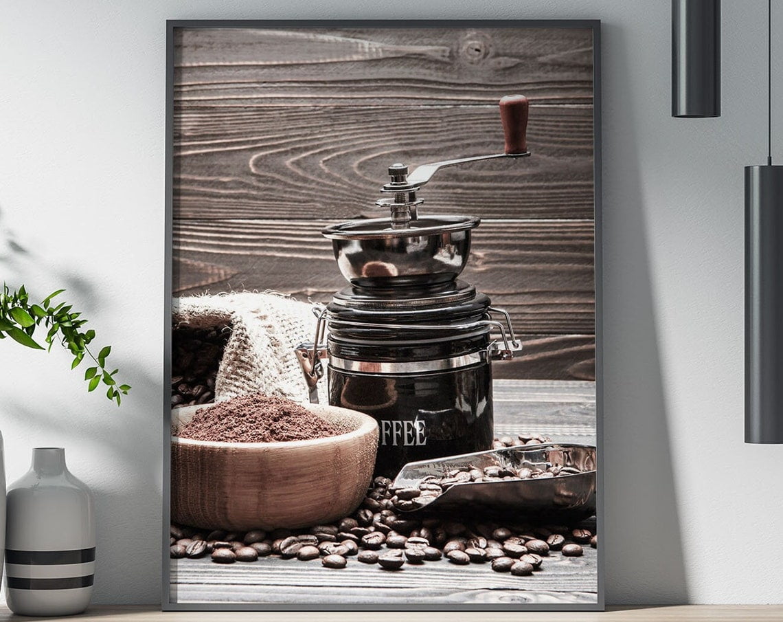Coffee Mill Poster, Poster, Poster Print, Wall Decor, Coffee Mill ...