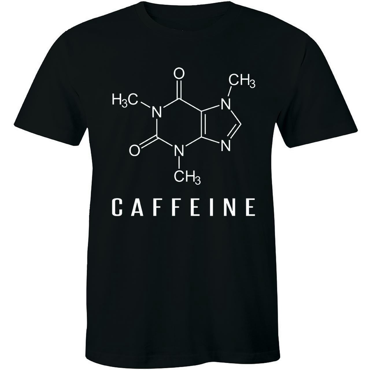 Coffee Molecule T Shirt Caffeine Geek Nerd Science Chemistry Mens All ...