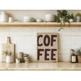 Coffee Morning Club Cafe Bar Typography Coffe Brown Poster Girly ...