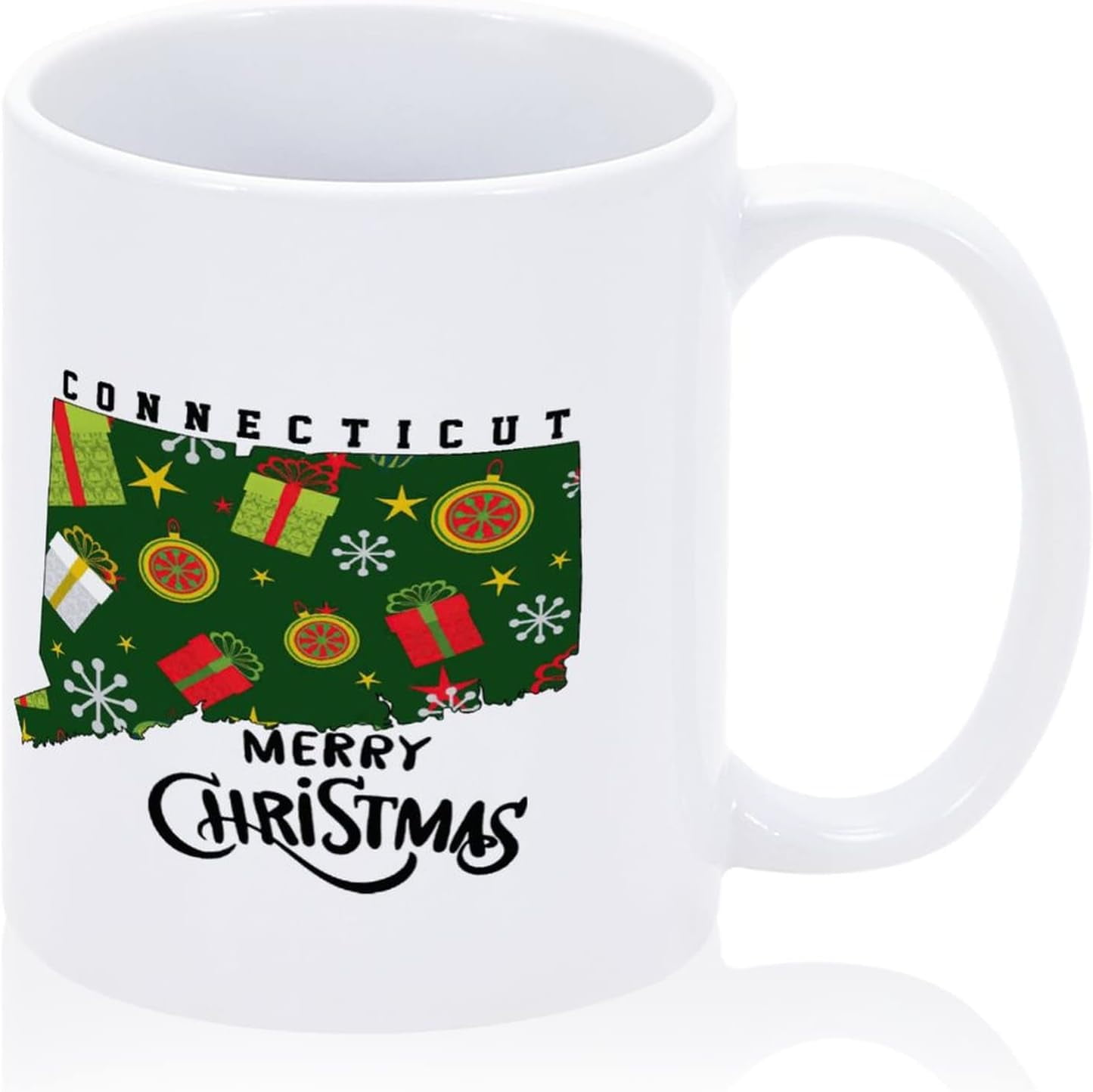 Coffee Mug Connecticut Coffee Mug US State Map Ceramic Mug Box ...