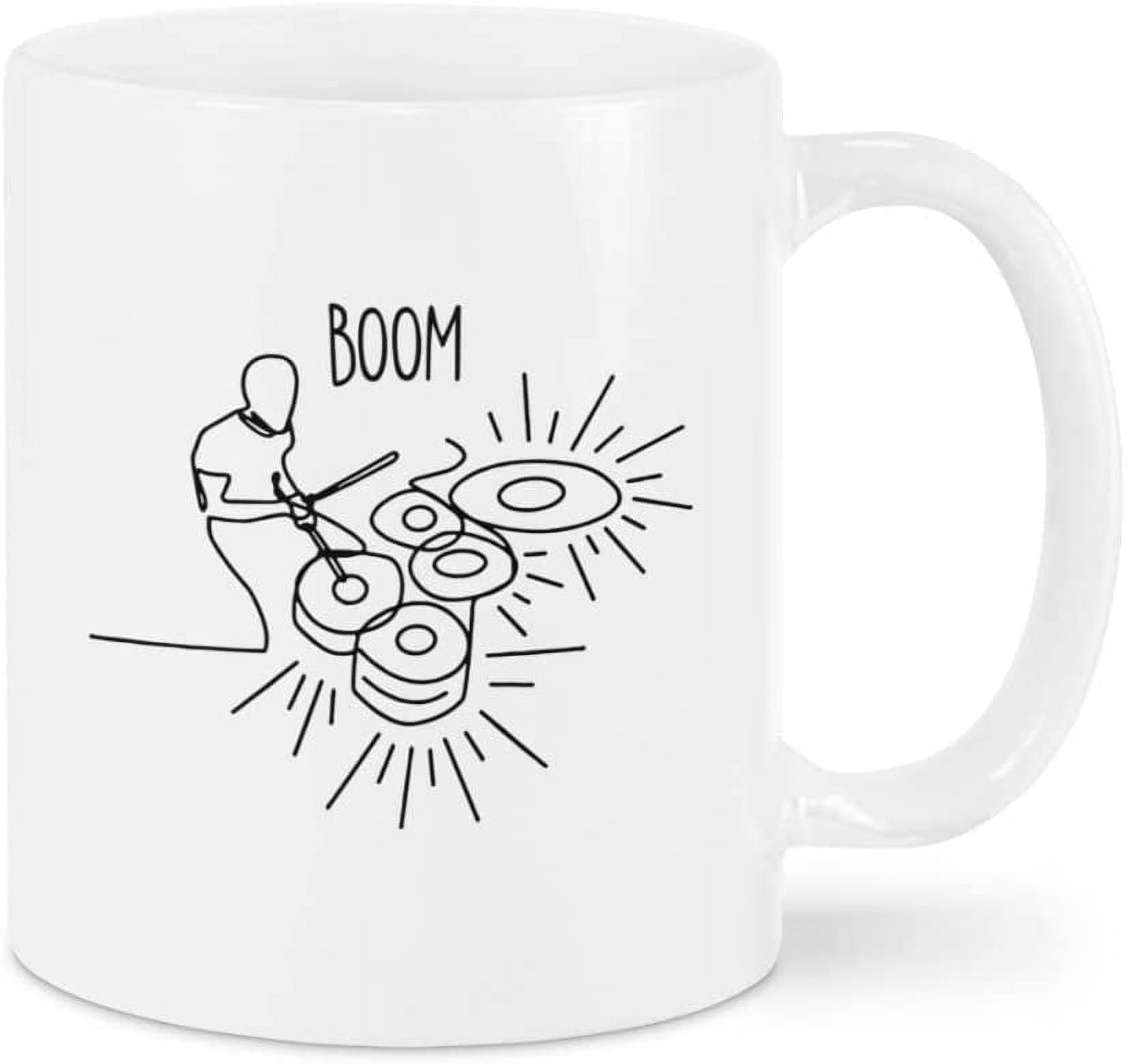Coffee Mug For Drummer Mom Dad From Family Friends Gifts For Drummers ...
