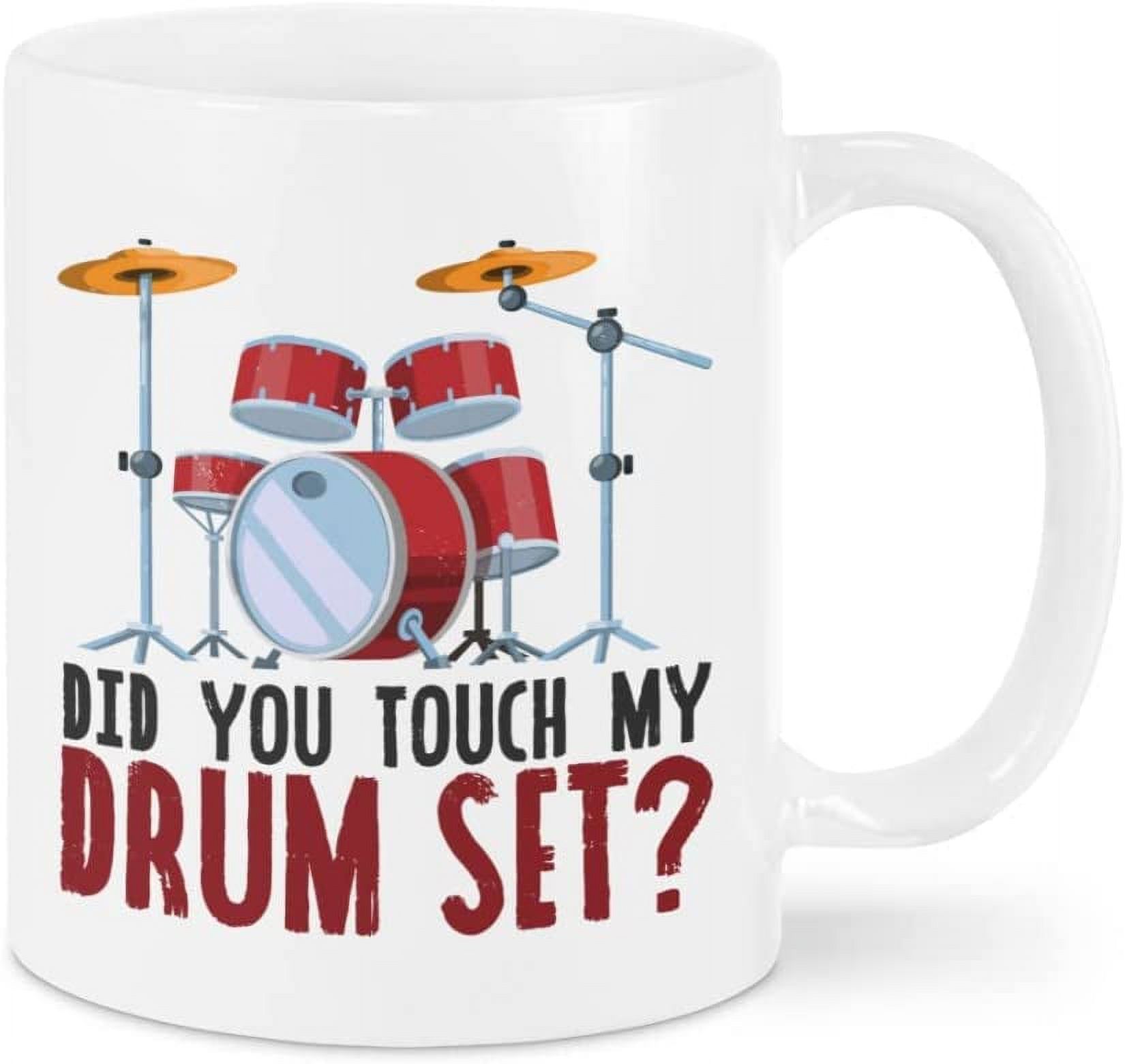 Coffee Mug For Drummer Mom Dad From Family Friends Drummer Gifts For ...