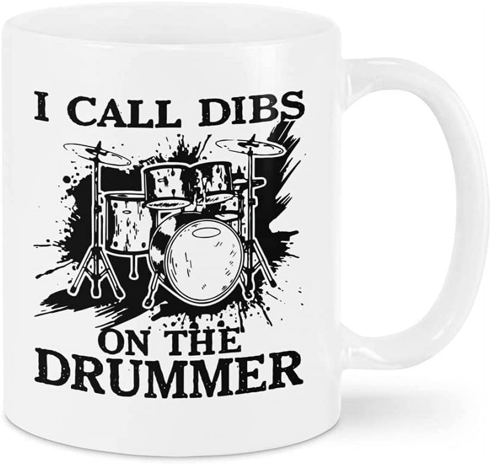 Coffee Mug For Drummer Mom Dad From Family Friends Drummer Gifts For ...
