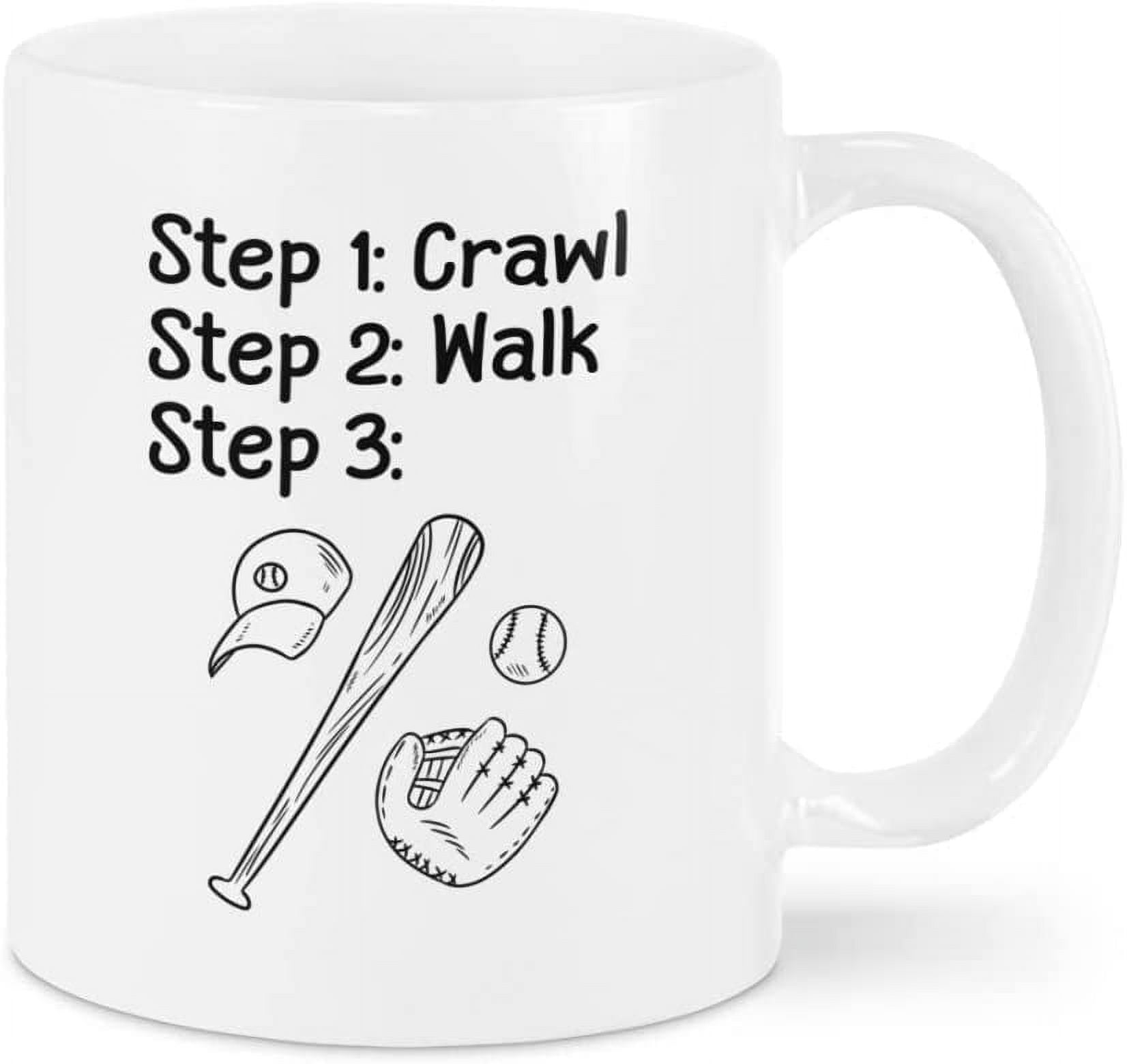 Coffee Mug For Softball Lovers From Friends Coworker Crawl Walk ...