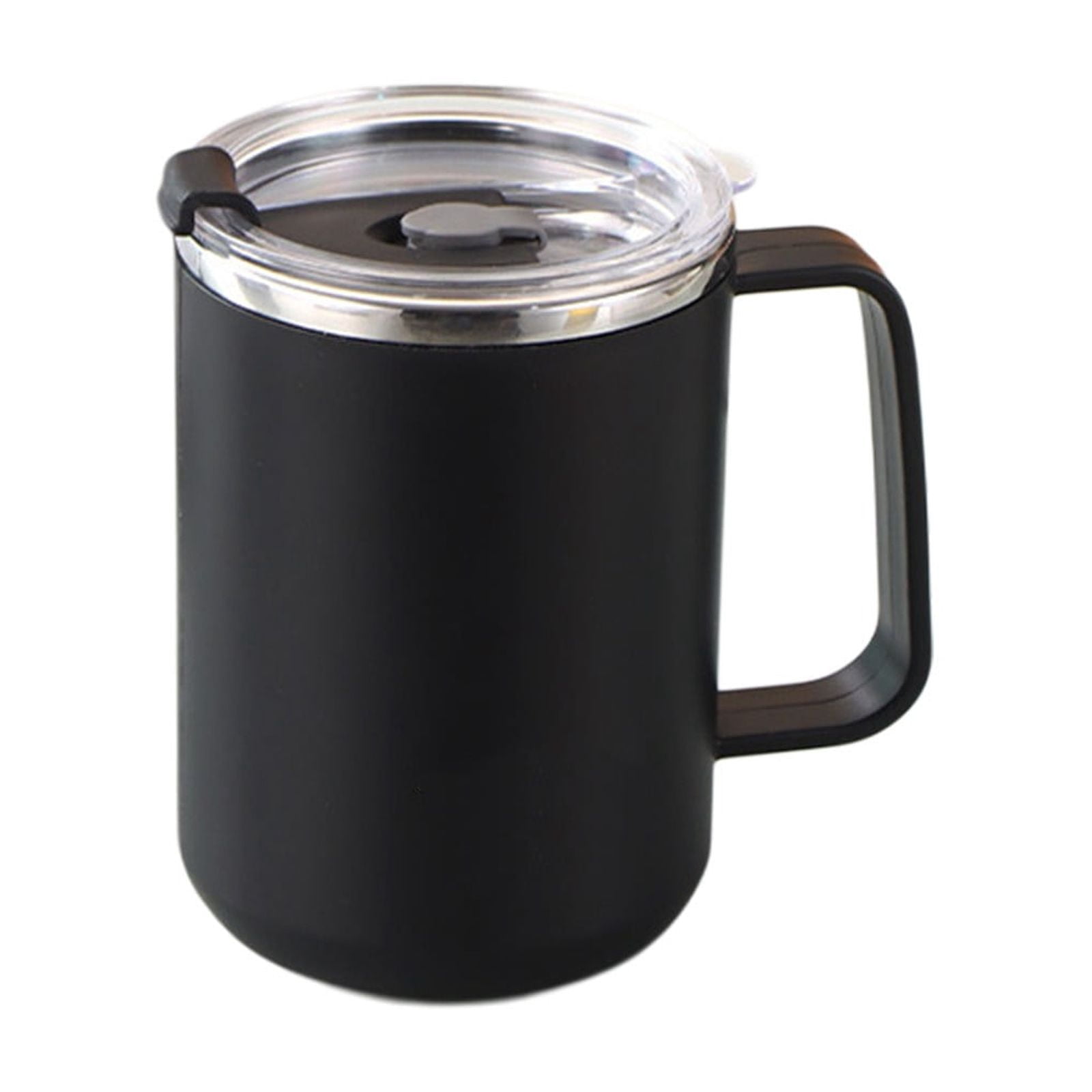 Coffee Mug With Handle, 500ml Double Wall Stainless Steel Insulated ...