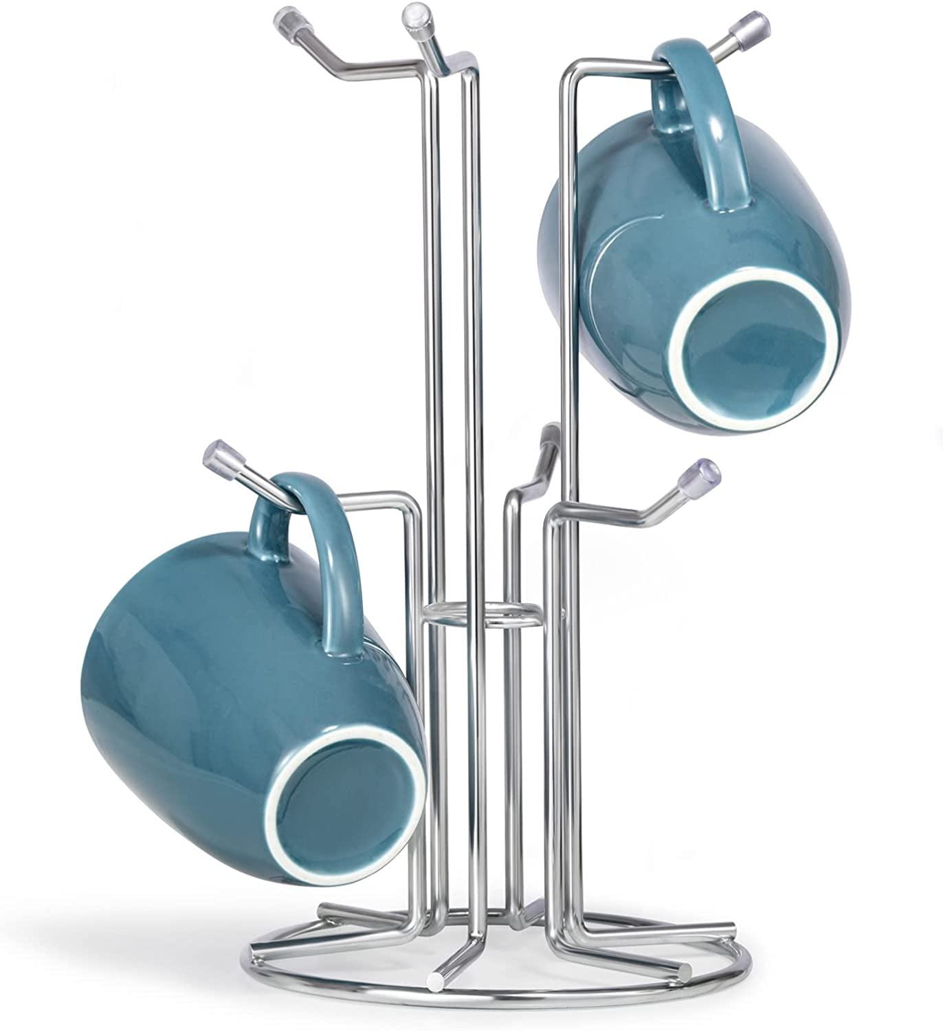 Coffee Mug Holder for Countetop, Cup Tree for Counter Large Mugs with 6 ...