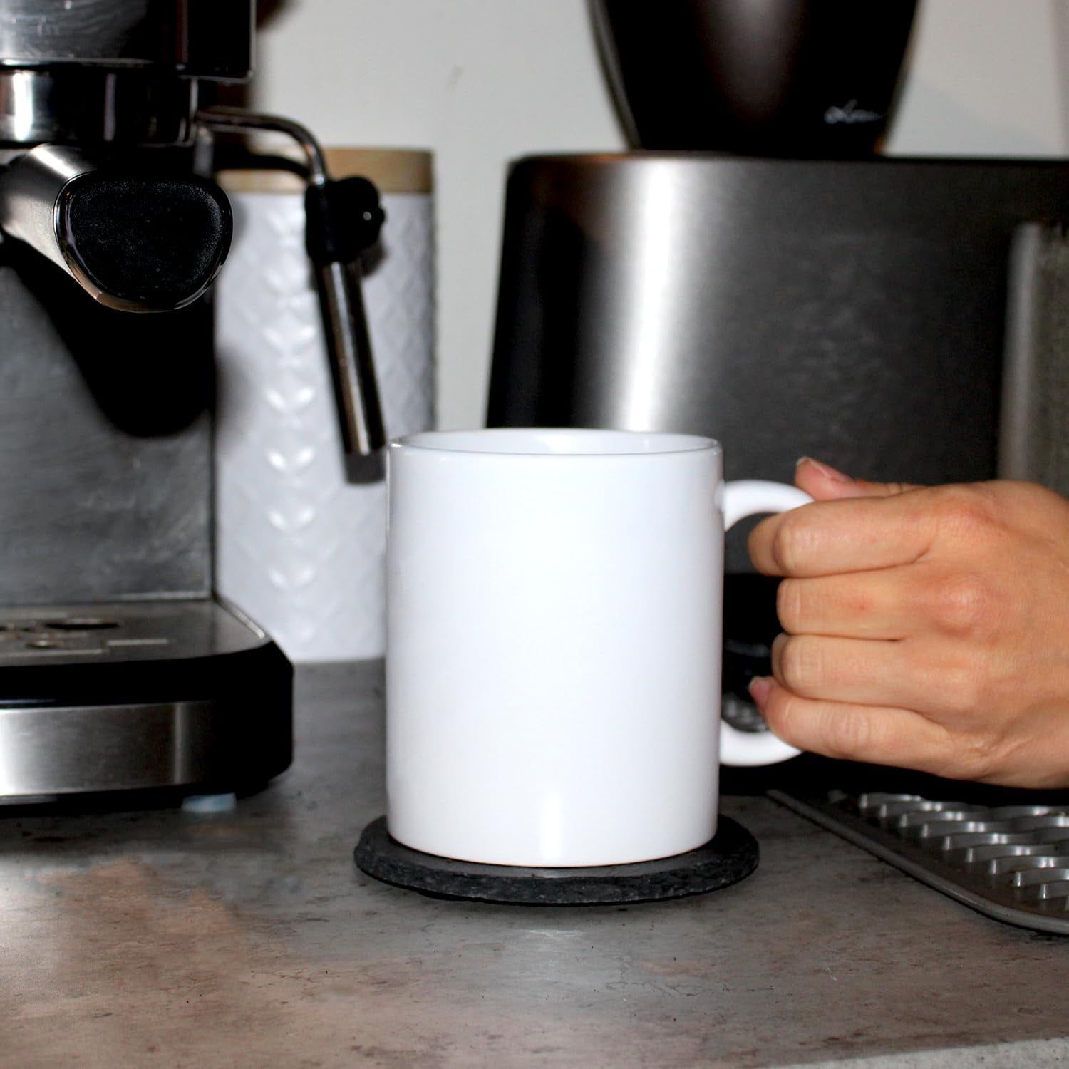 Coffee Mug, Lightweight Bright Porcelain Tea Cups with Handle, for Oven ...