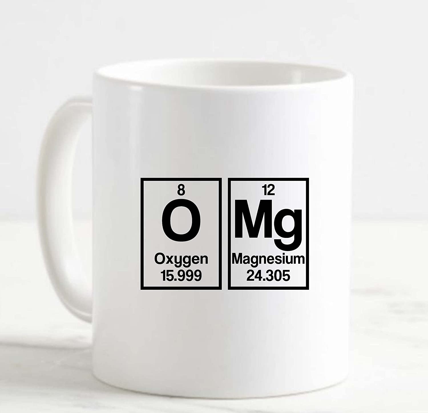 Coffee Mug Omg Oxygen Magnesium Periodic Table Of Elements Funny ...