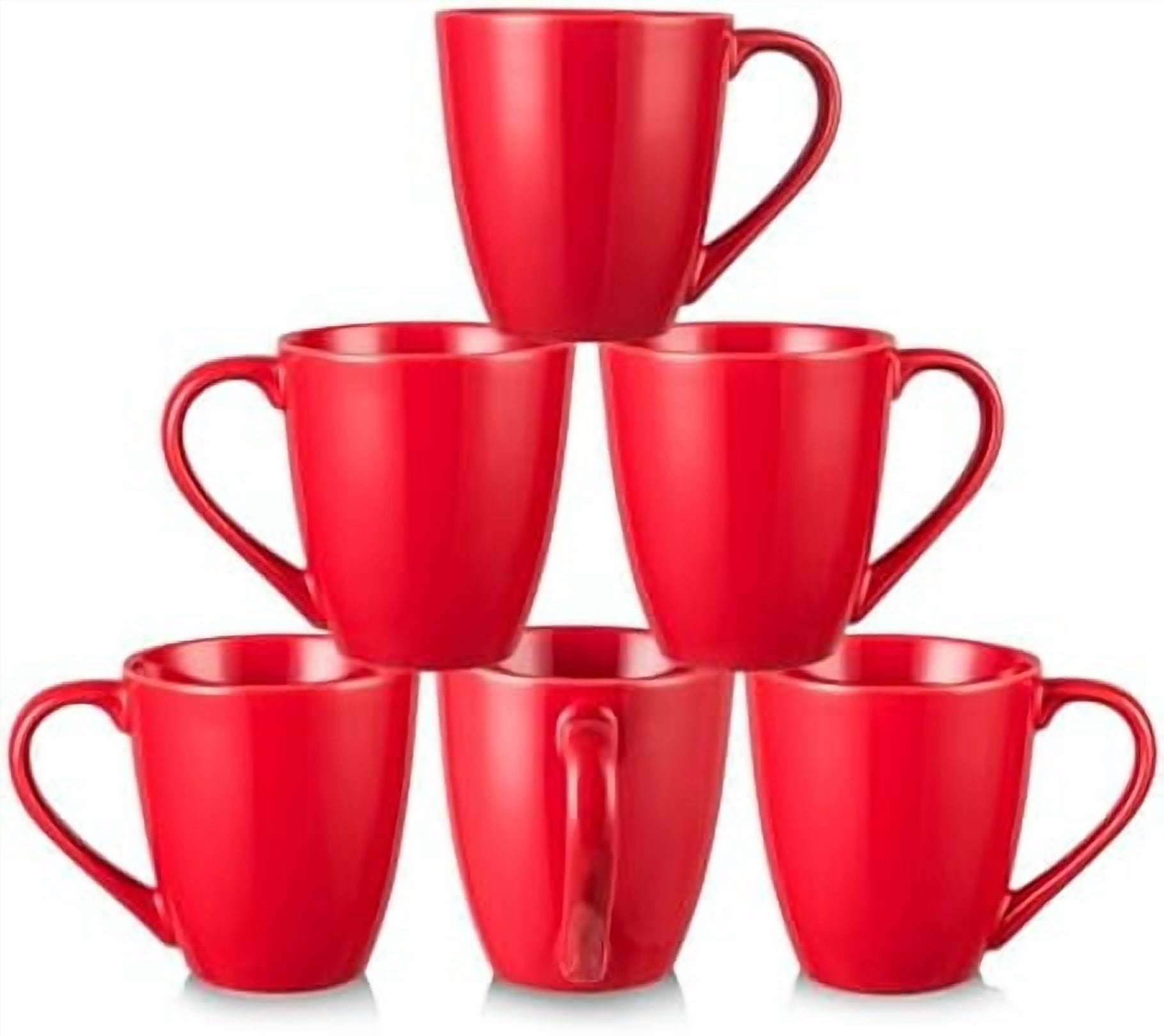 Coffee Mug Set, 12 Ounce, Ceramic Mug for Men, Women, Unique Glazed ...