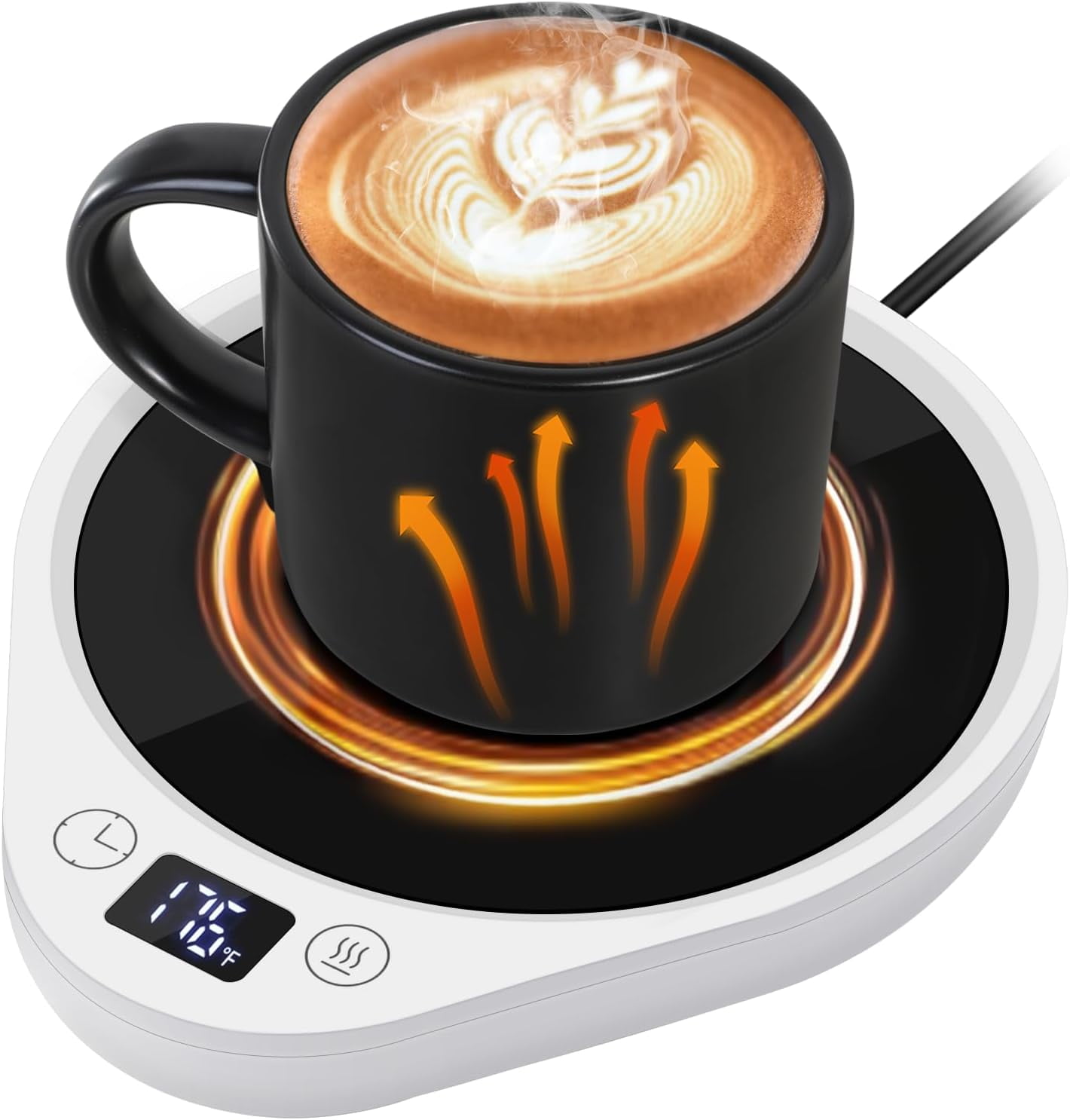 Coffee Mug Warmer, Electric Large Candle Warmer Plate with 4H Auto Shut ...