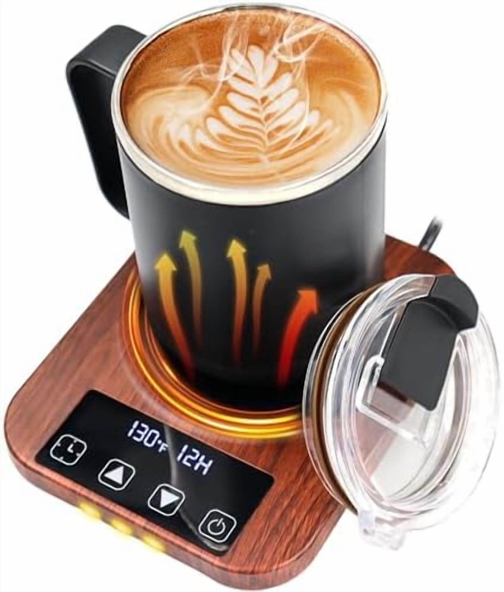 Coffee Mug Warmer Set for Desk - Candle Warmer, 9 Temp Coffee Cup ...
