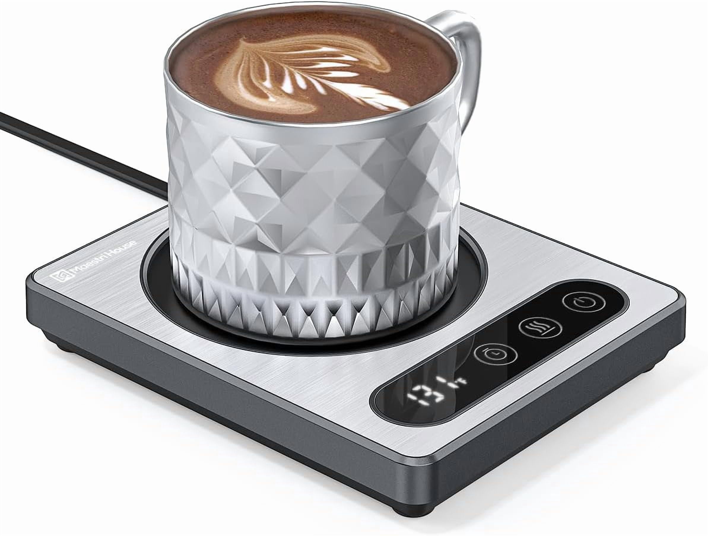 Coffee Mug Warmer with 4 Temp Settings & 1-12 Hour Timer, Shut Off for ...