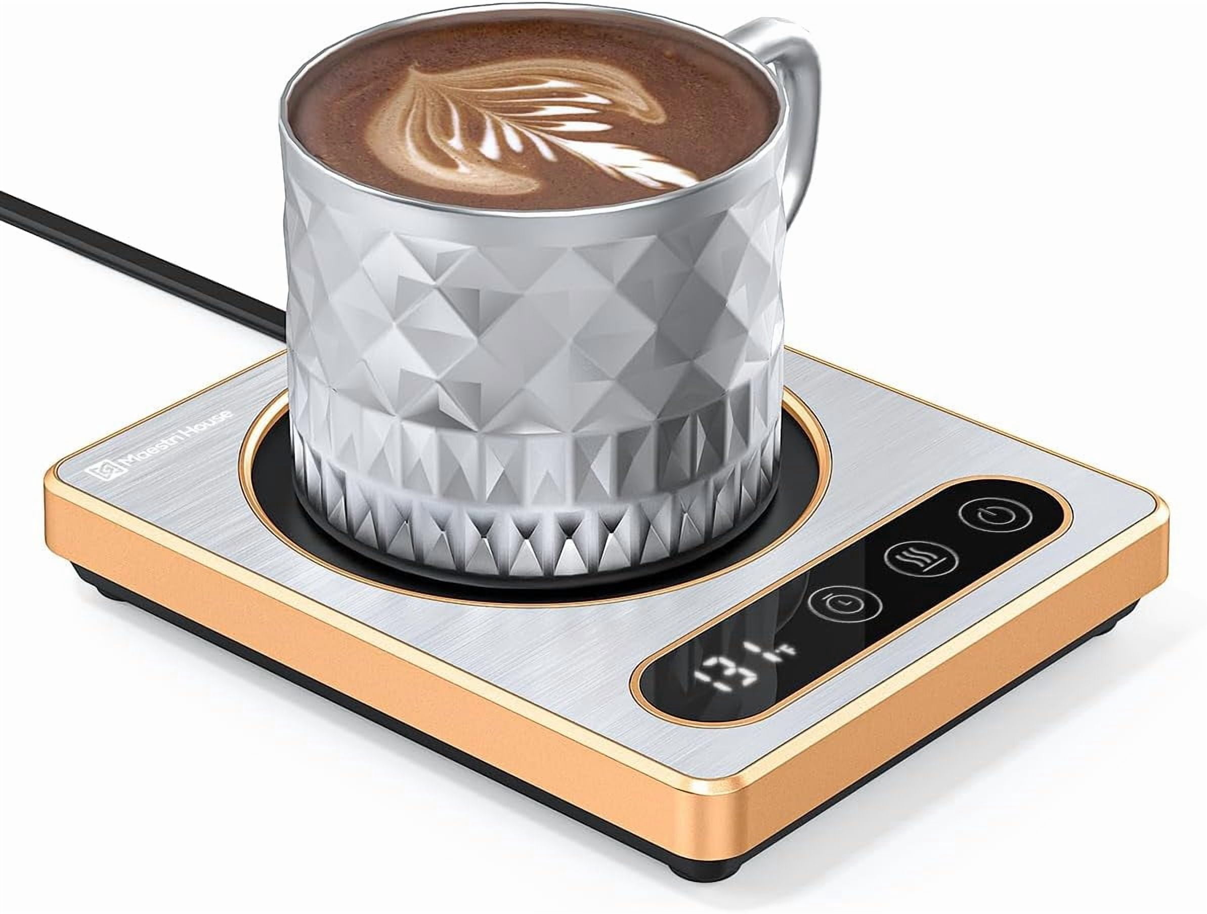 Coffee Mug Warmer with 4 Temp Settings & 1-12 Hour Timer, Shut Off for ...