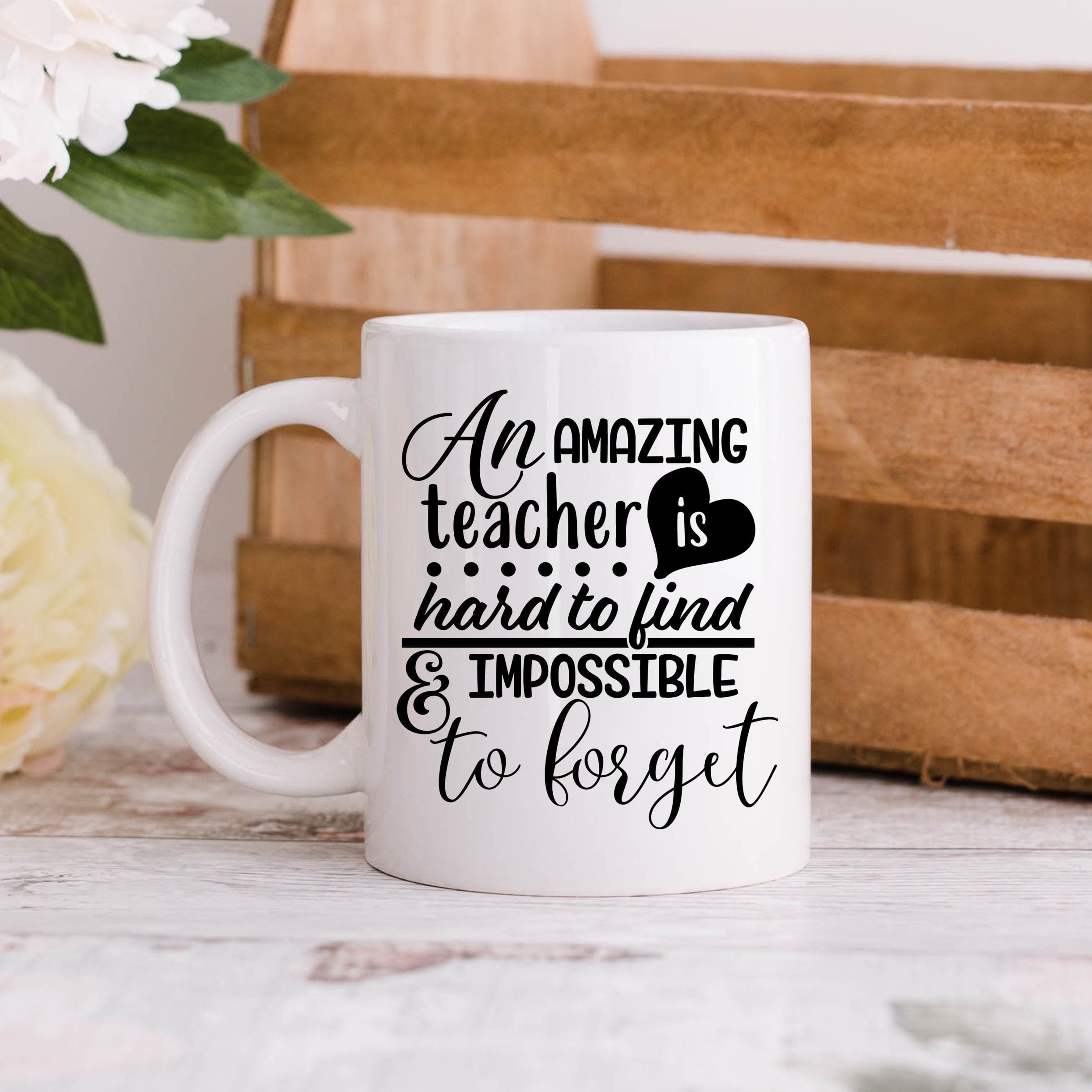 Coffee Mug for Teacher, Teacher Appreciation Gift, Amazing Teacher Gift ...