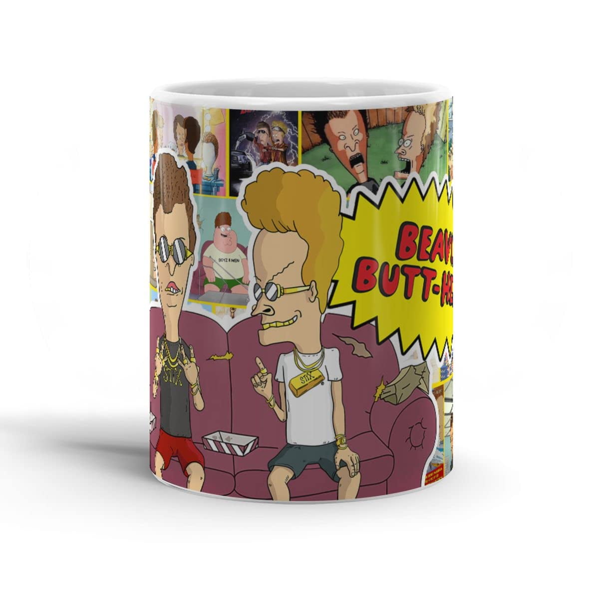 Coffee Mugs Beavis Birthday And Travel Butthead Cups Cartoon Ceramic ...