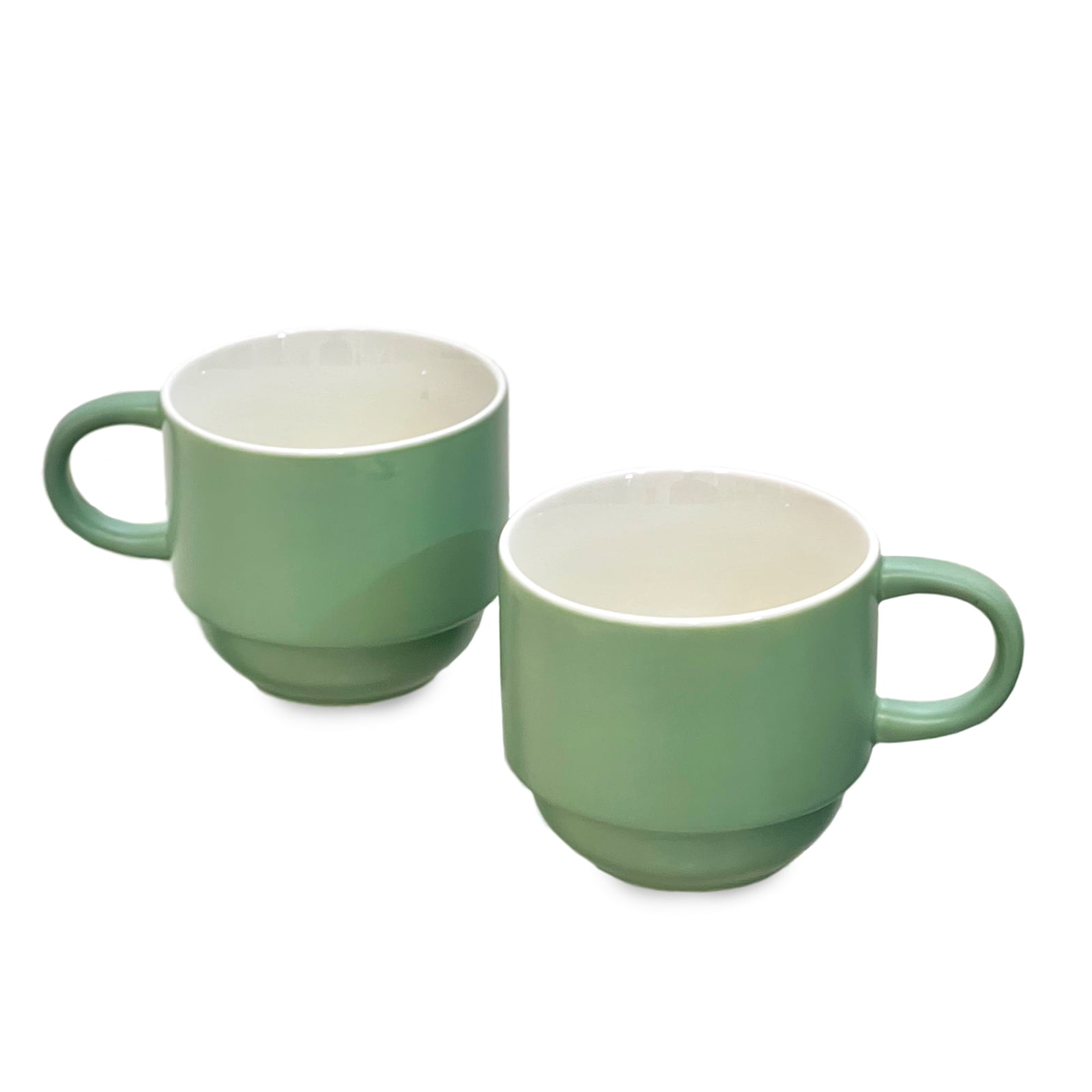 Coffee Mugs Set of 2, Ceramic Tea Cups for Office and Home, 2-Pack ...