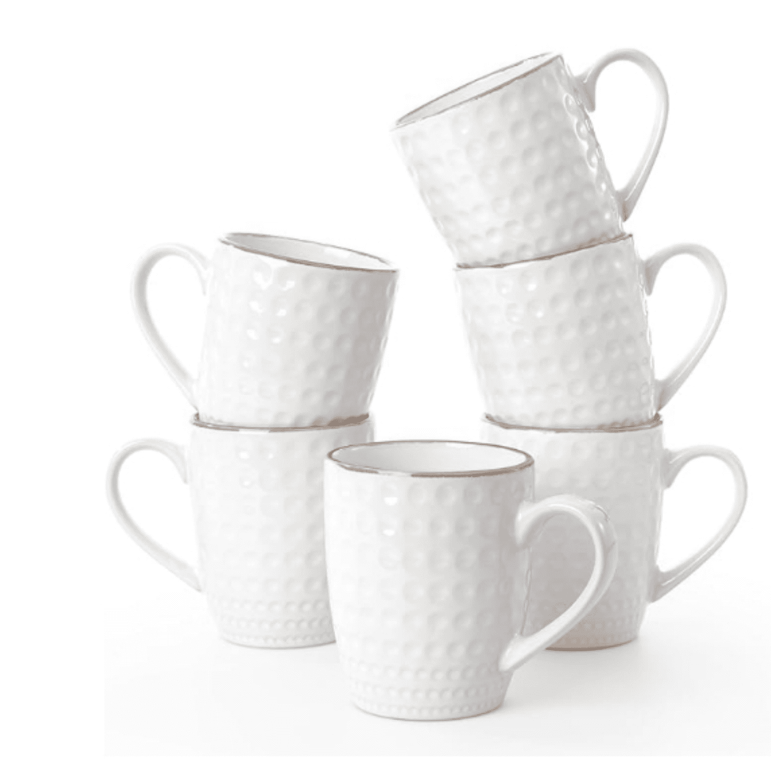 Coffee Mugs Sets for 6, 14 oz Mug Set, Coffee Cups with Handle for ...