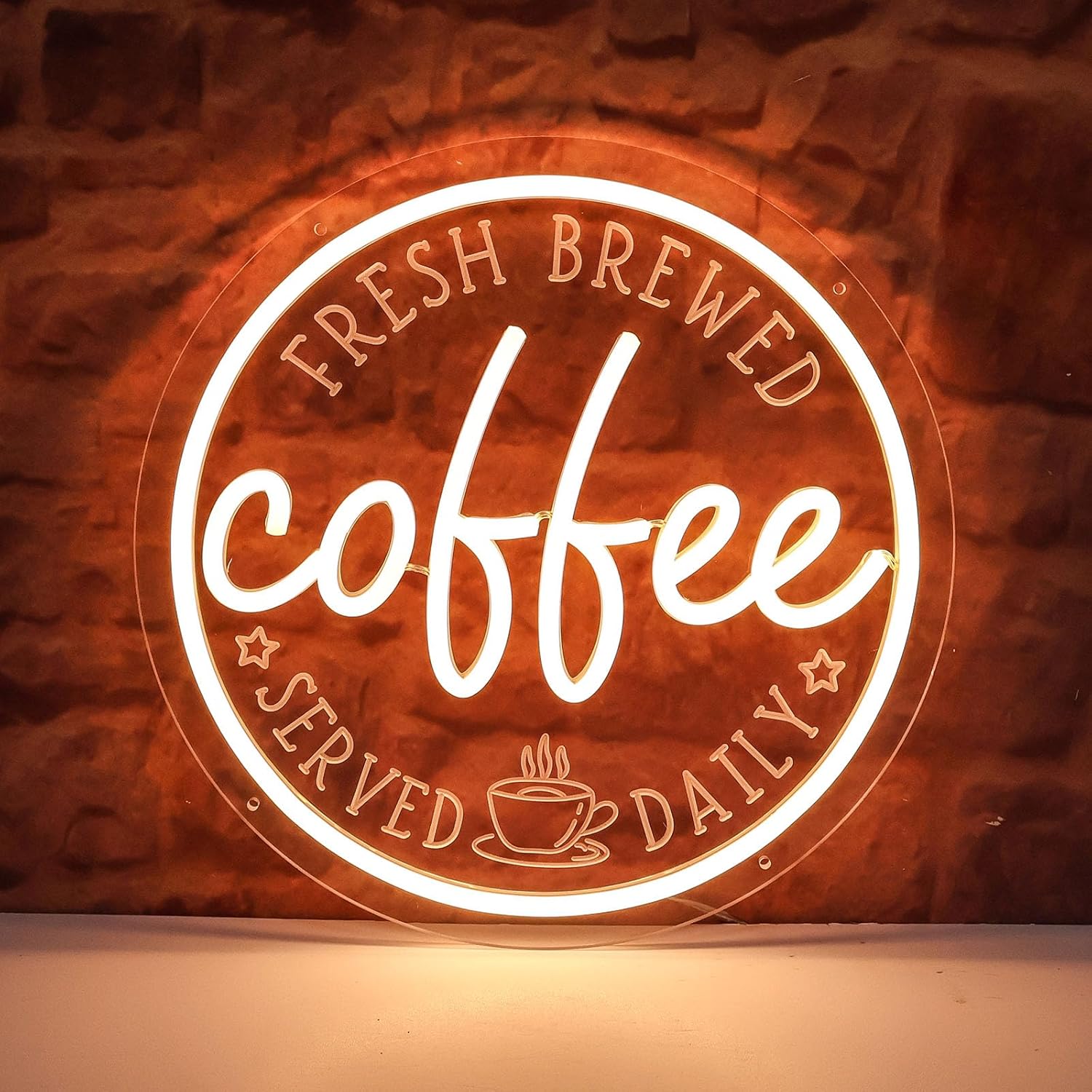 Coffee Neon Sign, But First Coffee LED Sign Light, 17 * 16in Dimmable ...