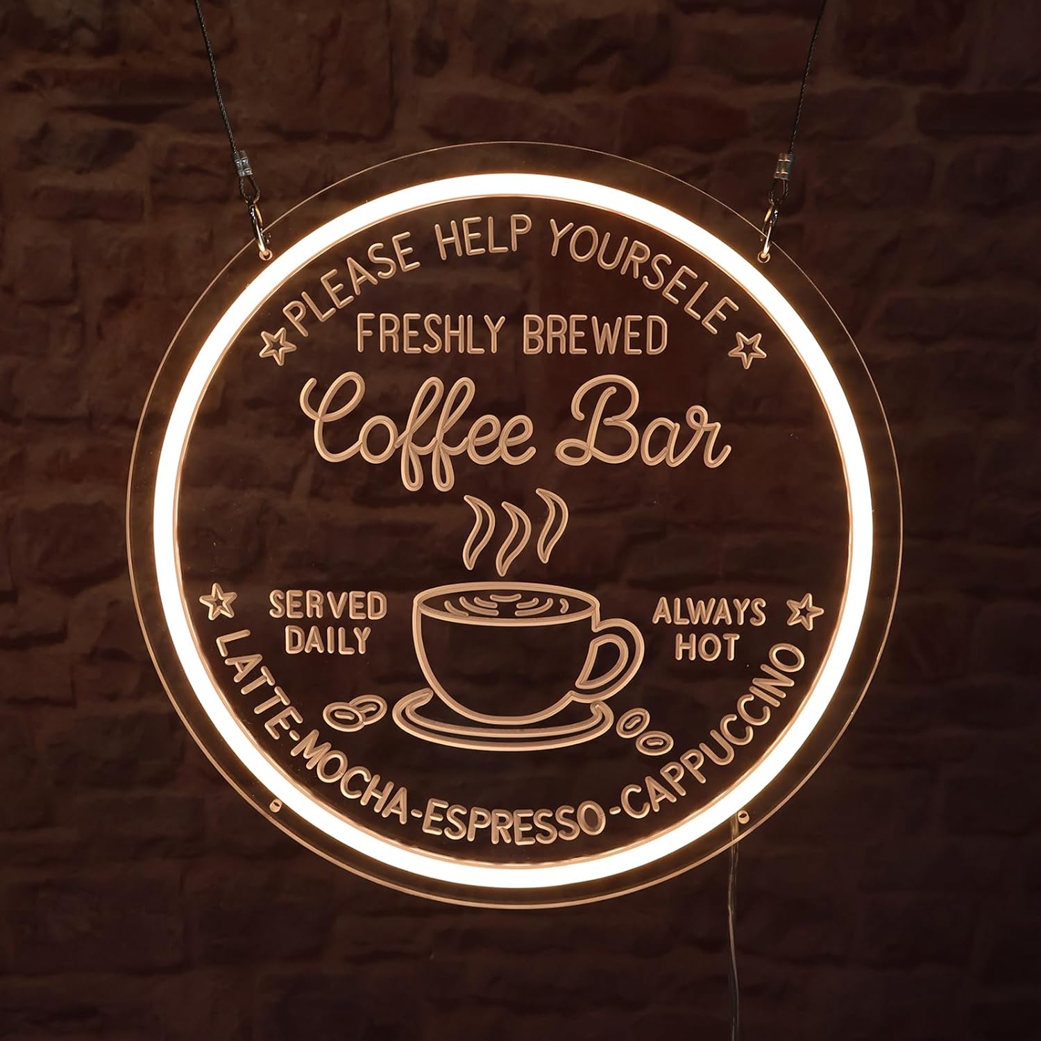 Coffee Neon Sign, But First Coffee LED Sign Light, 17 * 16in Dimmable ...