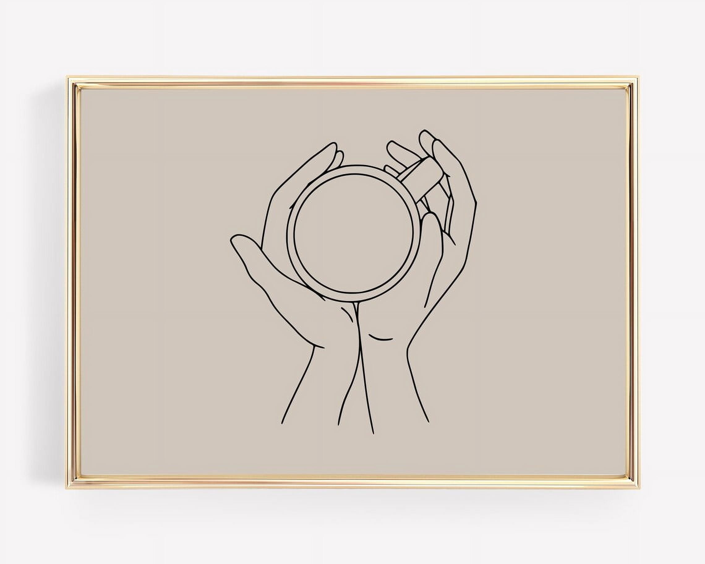 Coffee One Line Art Coffee Wall Art Neutral Coffee Print Coffee Bar Art ...