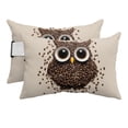 Coffee Owl Outdoor Pillows for Chaise Lounge Chair Beach Headrest ...