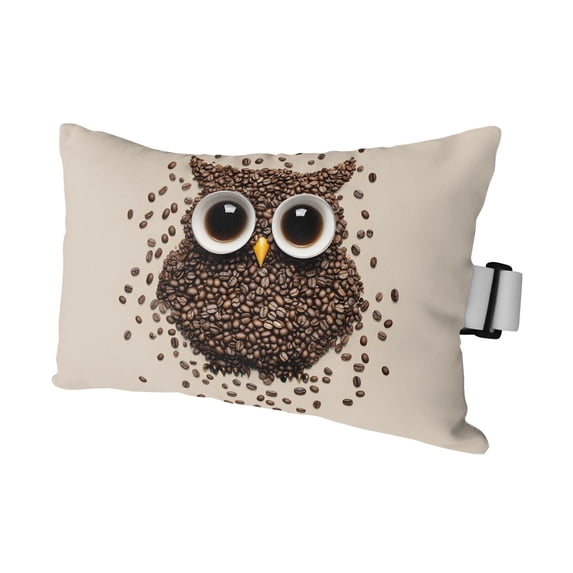 Coffee Owl Outdoor Pillows for Chaise Lounge Chair Waterproof Lumbar ...