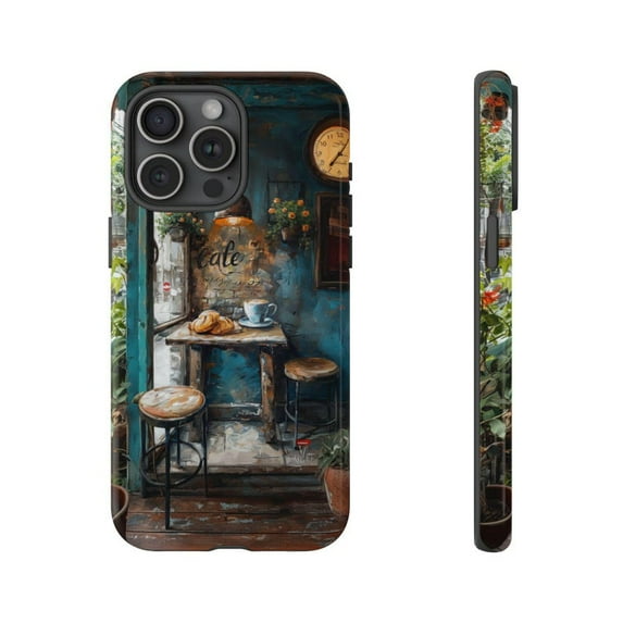 Coffee Pastry Espresso Artwork Phone Case Café Food Lover Art with ...