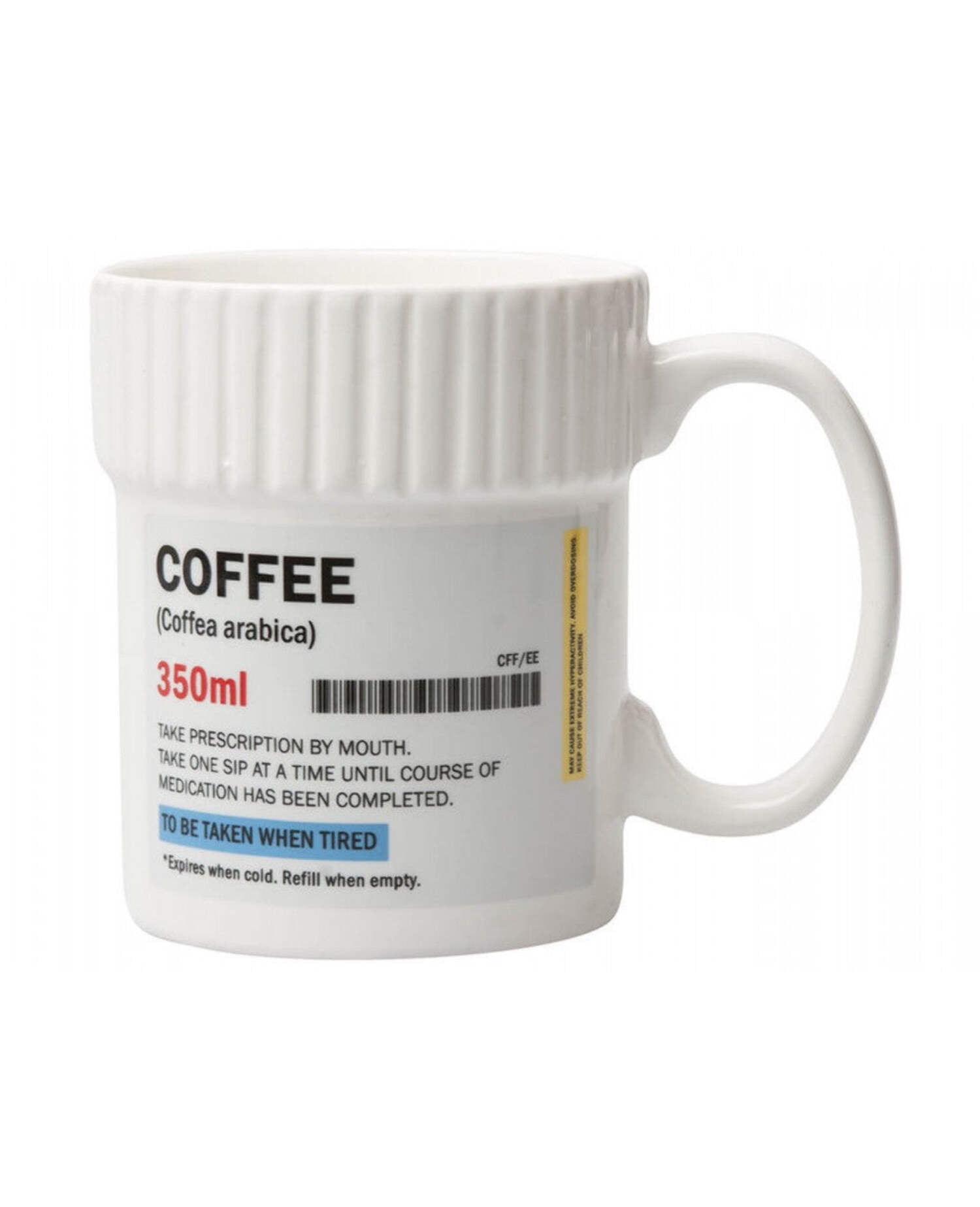 Coffee Pill Pot 11.8 oz Mug Prescription Bottle Ceramic Coffee Tea ...