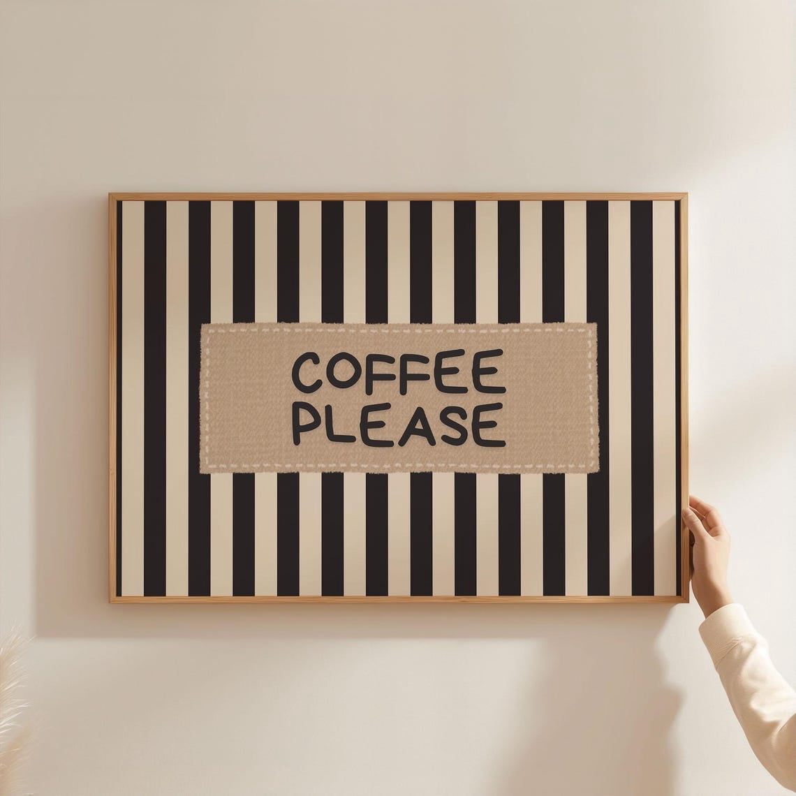 Coffee Please Breakfast Wall Art, Unframed Paper Poster 16x20in ...