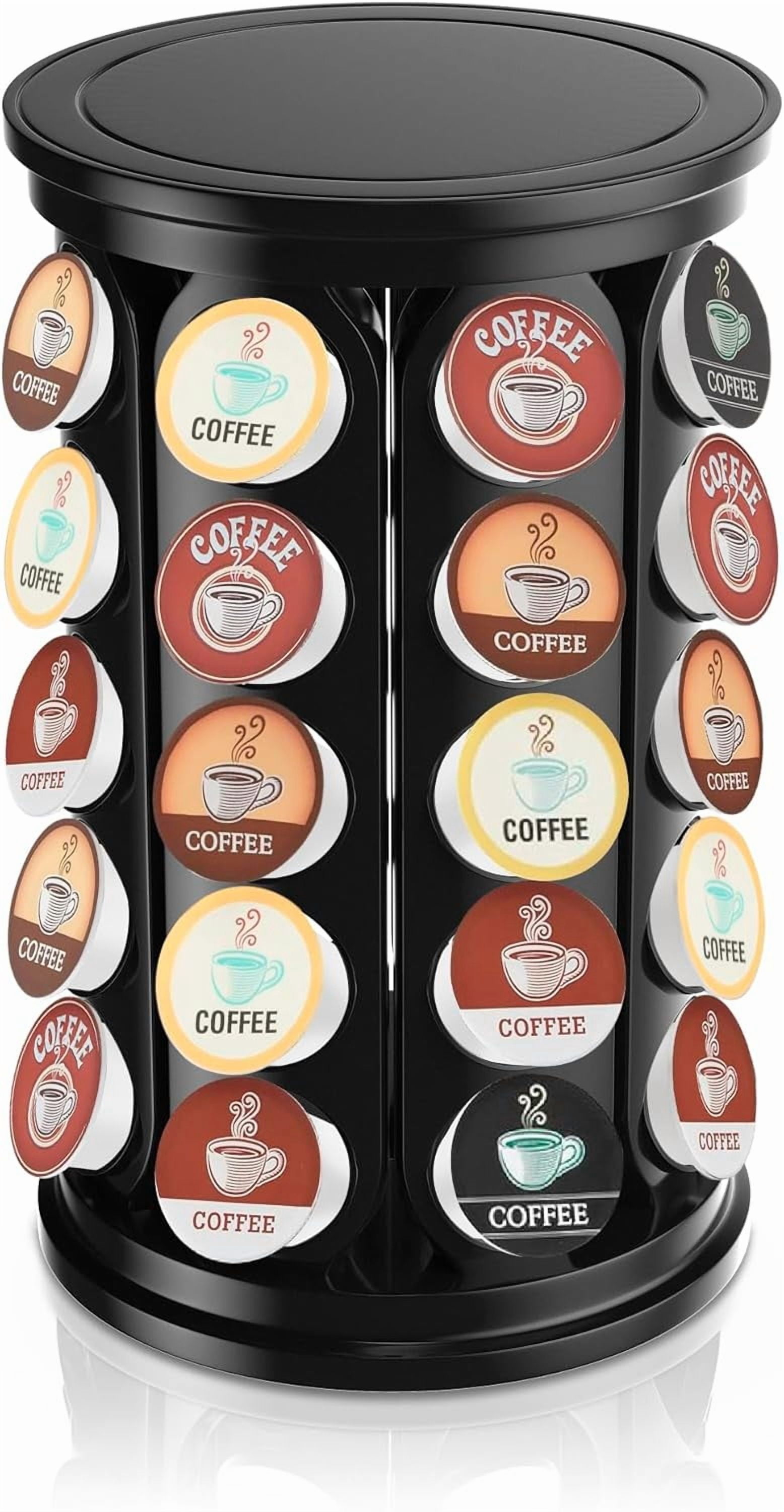 Coffee Pod Carousel Organizer: Compatible with 40 Keurig K-Cup Pods ...