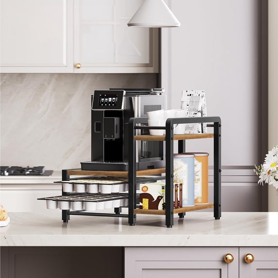 Coffee Pod Drawer Holder, Holder for K Cup, Coffee Pod Organizer with 2 ...