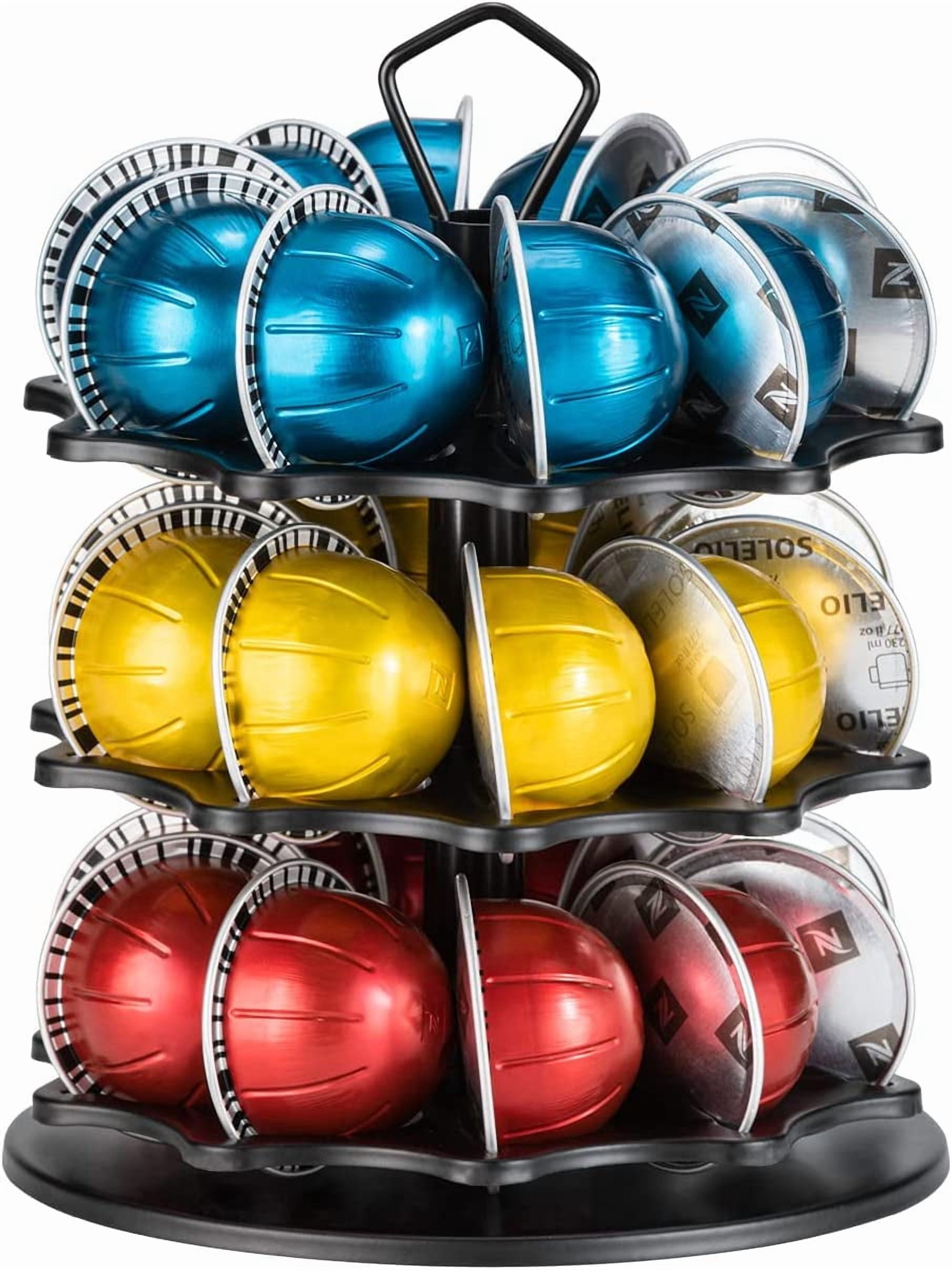 Coffee Pod Holder Carousel 3 Tier for Vertuo Pod Holder Metal DIY ...