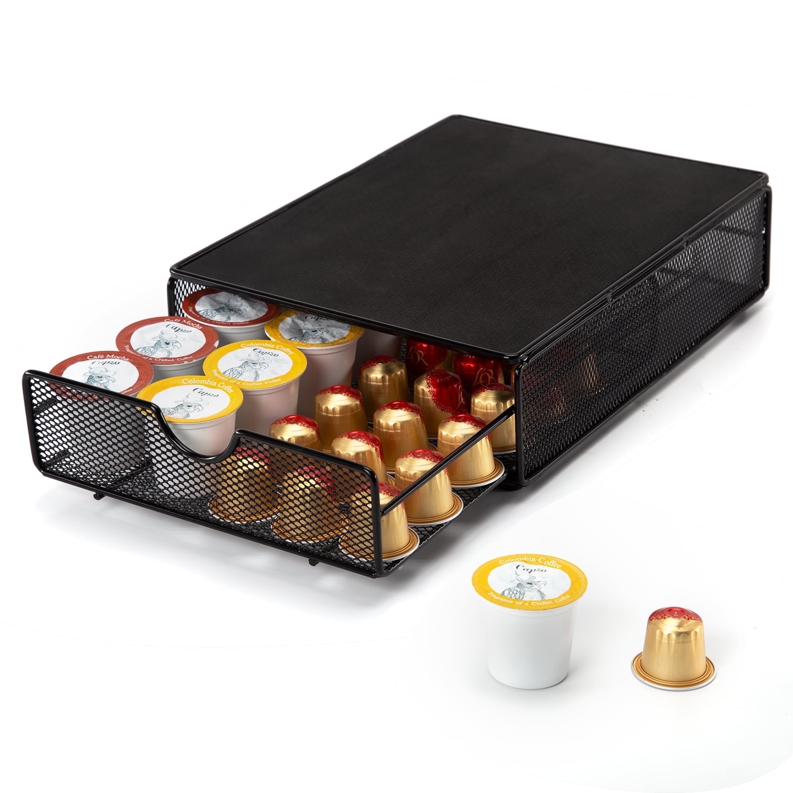 SYSYLY Coffee Pod Holder Compatible With K Cup Coffee Capsule Organizer ...