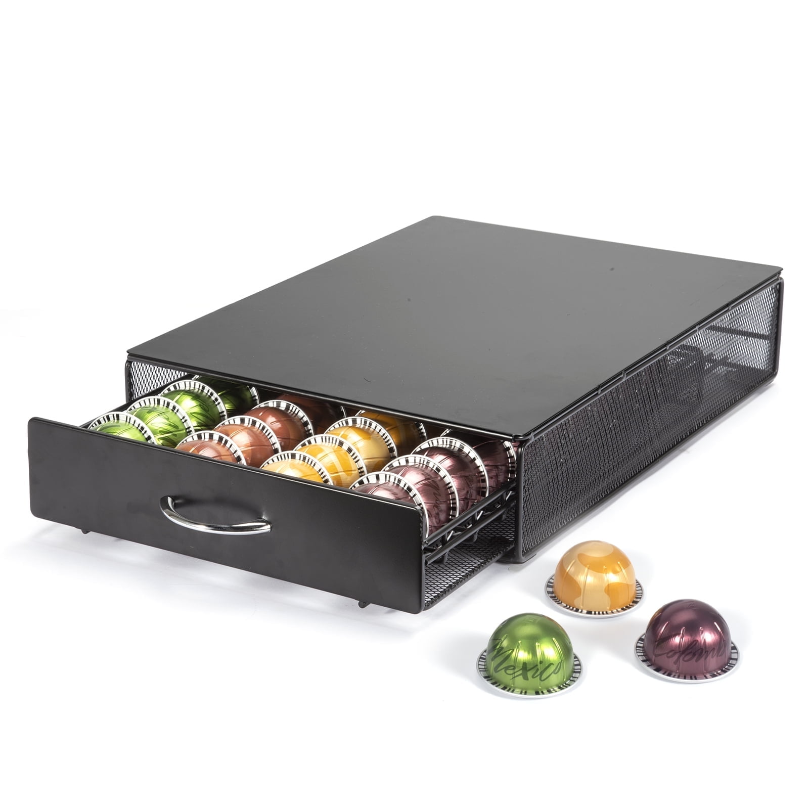 SYSYLY Coffee Pod Holder Drawer,Coffee Capsule Tray Drawer Organizer ...