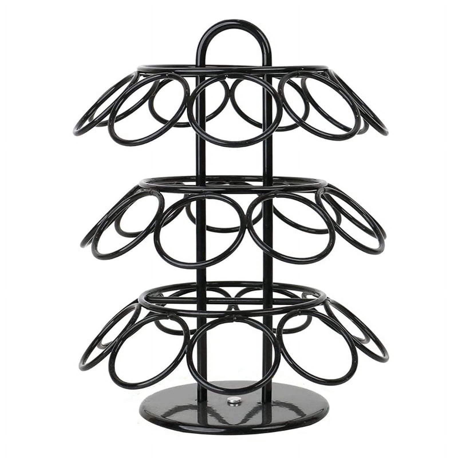 Coffee Pod Holder, Storage Compatible for K Cups (27 Pods), Spins 360 ...