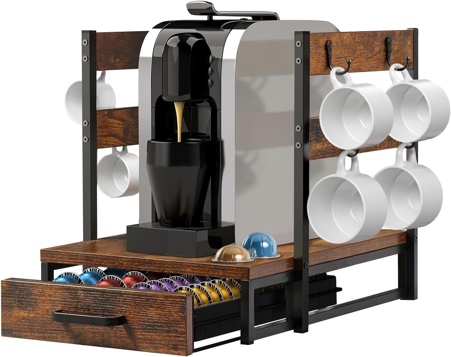 Coffee Pod Holder, Vertuo Pod Holder Compatible with Nespresso, 56 ...