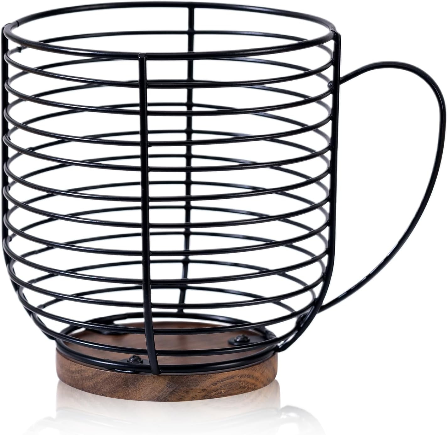 Coffee Pod Holders for Counter With Acacia Wood Base- K Cup Holders for ...