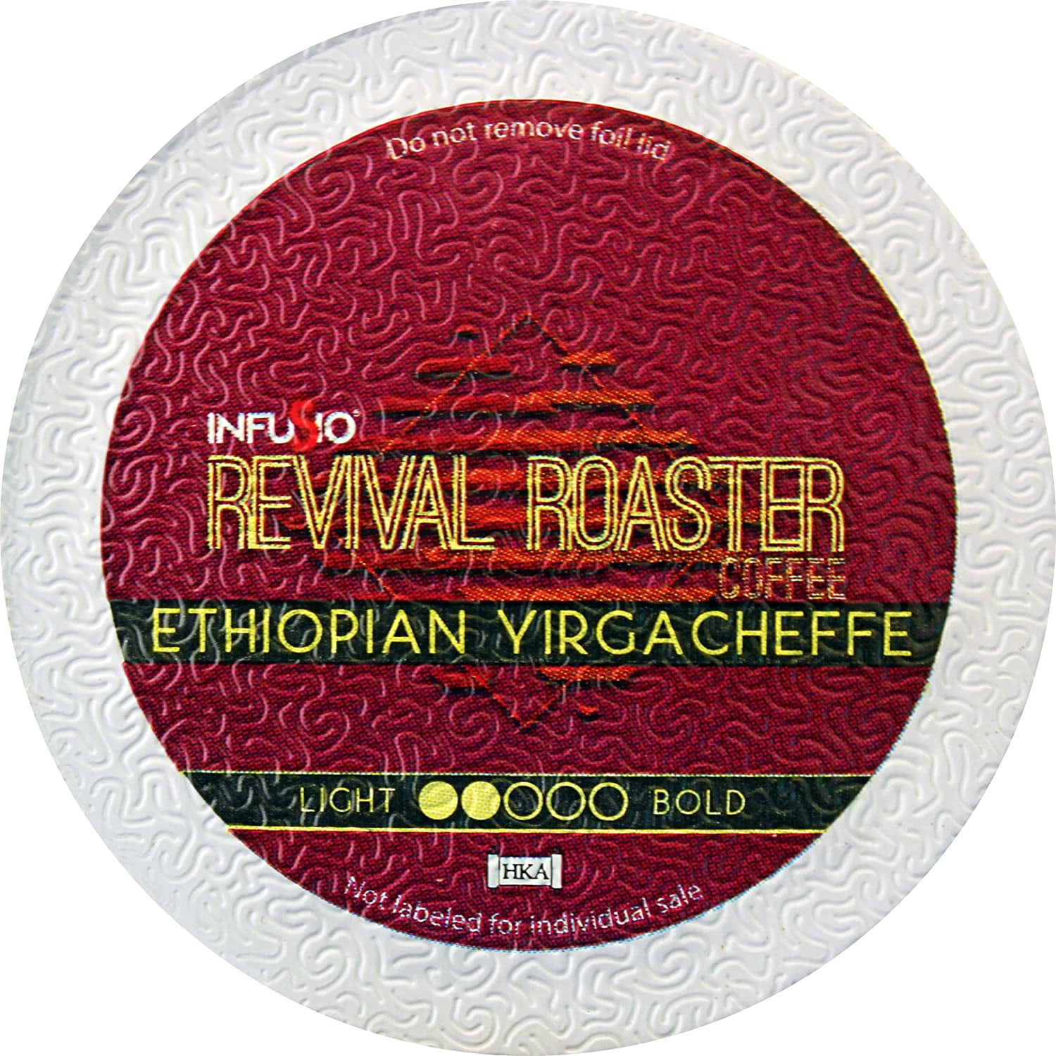 Coffee Pods, 96 Count Ethiopian Yirgacheffe Blend, Light Medium Roast Single Serve Coffee Pods ...